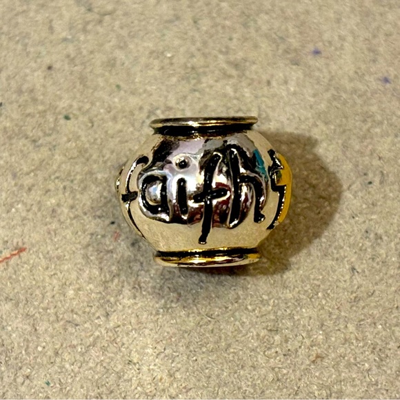 Unknown | Jewelry | Faith Bead With Gold Crosses On Silver | Poshmark